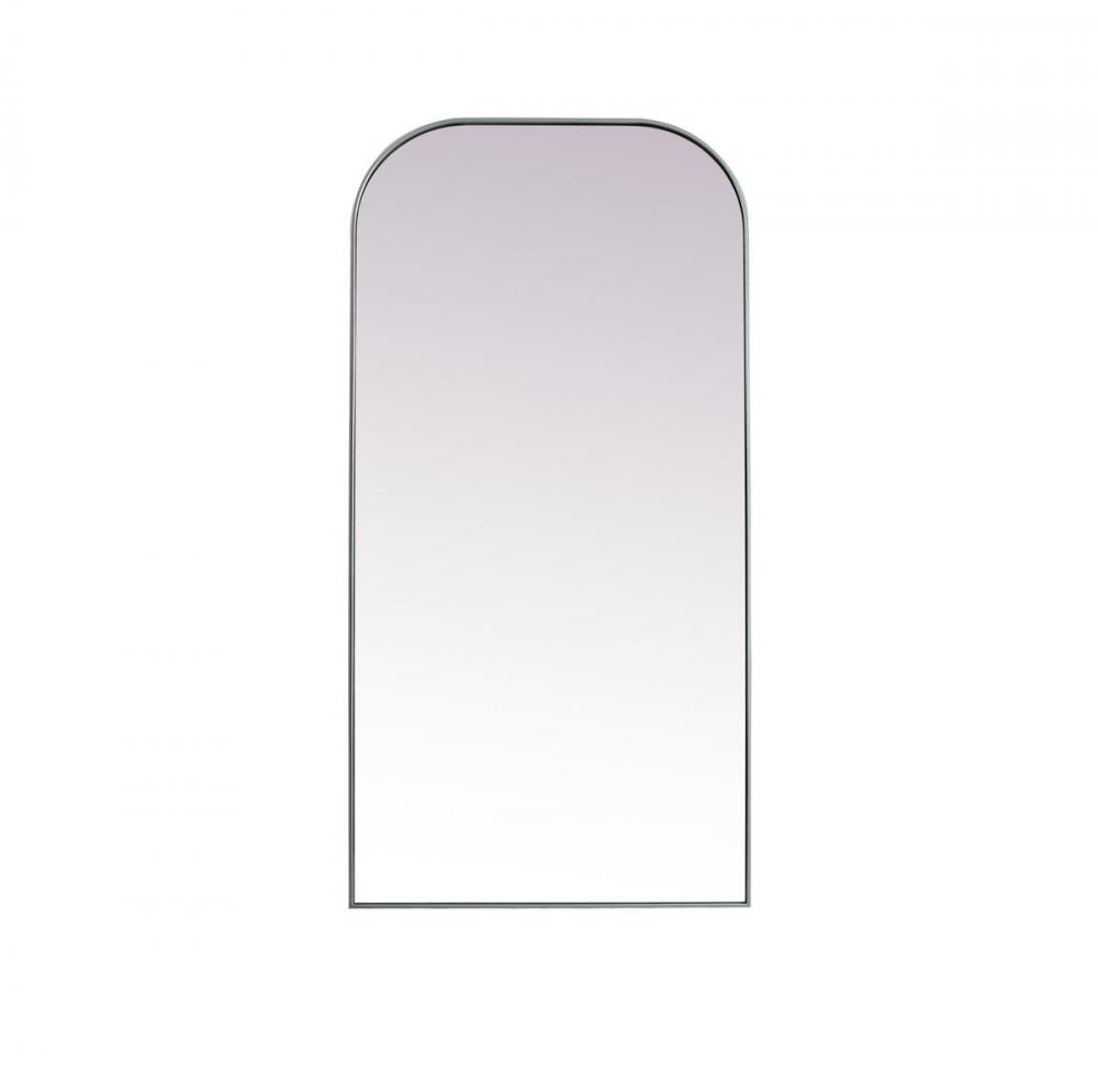Metal Frame Arch Full Length Mirror 35x72 Inch in Silver : U90XA ...
